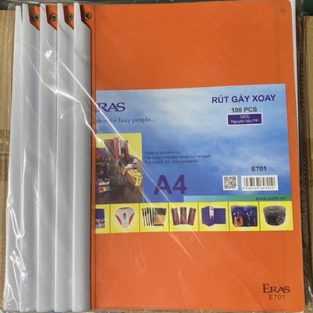 10 file rút gáy xoay kẹp tài liệu chính hãng Eras E701 | Shopee Việt Nam