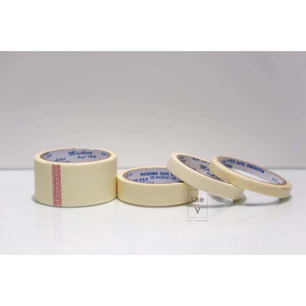 [the V] Băng keo giấy/ Băng keo chặn màu Masking Tape - 12/16/24/50 mm ...