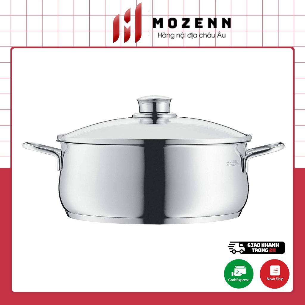 Nồi WMF Diadem Plus Bratentopf 16 cm 2L thành thấp chất liệu thép không gỉ [nhập Đức chính hãng ...