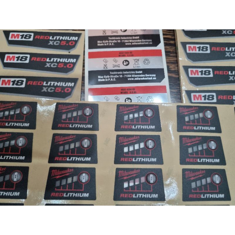 BỘ TEM PIN MILWAUKEE 18V 5A | Shopee Việt Nam