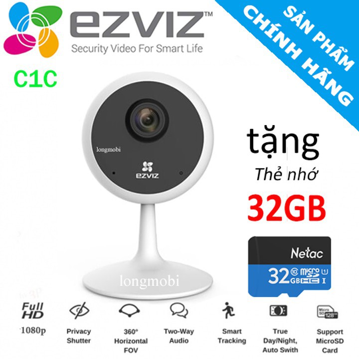 Camera EZVIZ C1C 1080P 2.0 - Chính hãng | Shopee Việt Nam