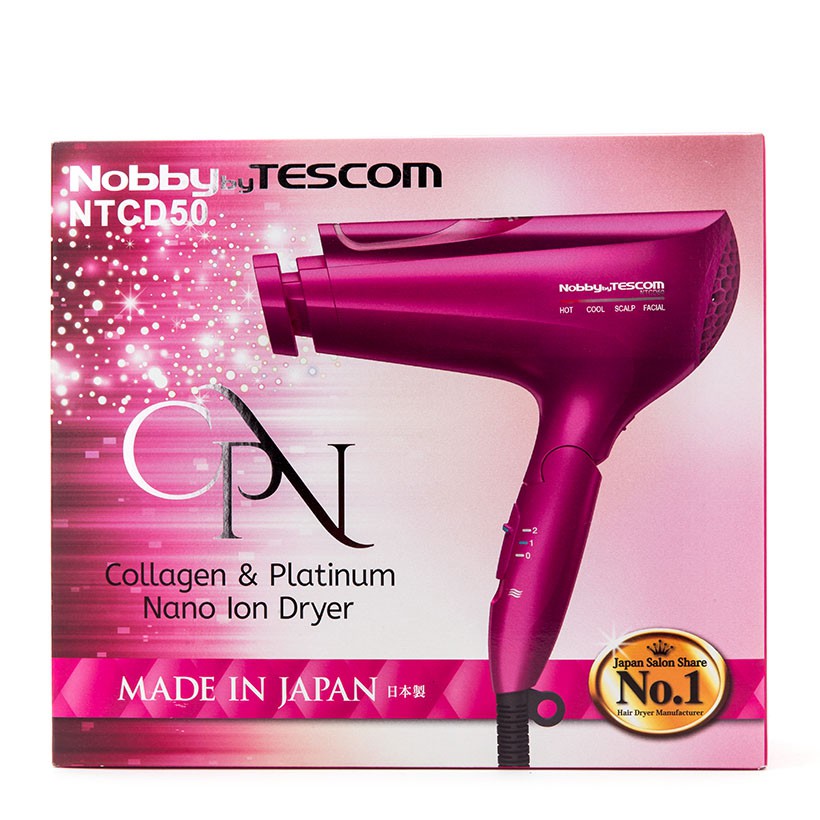 Máy sấy tóc TESCOM NTCD50 bổ sung Collagen Platinum Nano ion âm (Made ...
