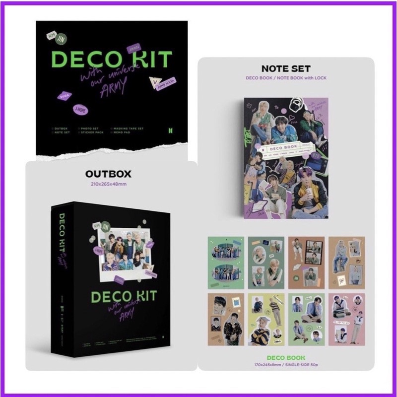DECO KIT BTS PRE ORDER WEVERSE SHOP NGUYÊN SEAL ALL PHÍ | Shopee Việt Nam