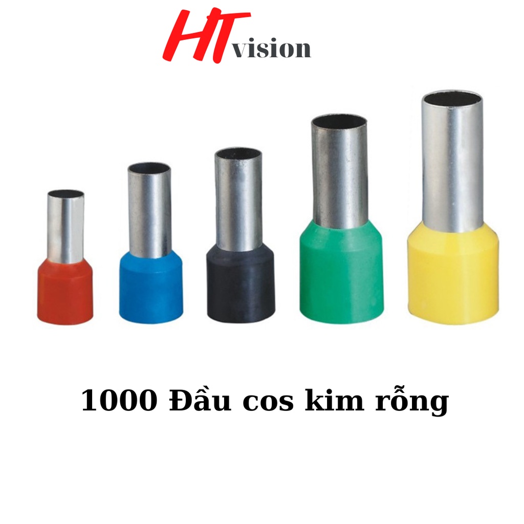 Đầu cos kim rỗng - cos PIN đấu dây điện Đầu cos pin rỗng VE dùng cho ...
