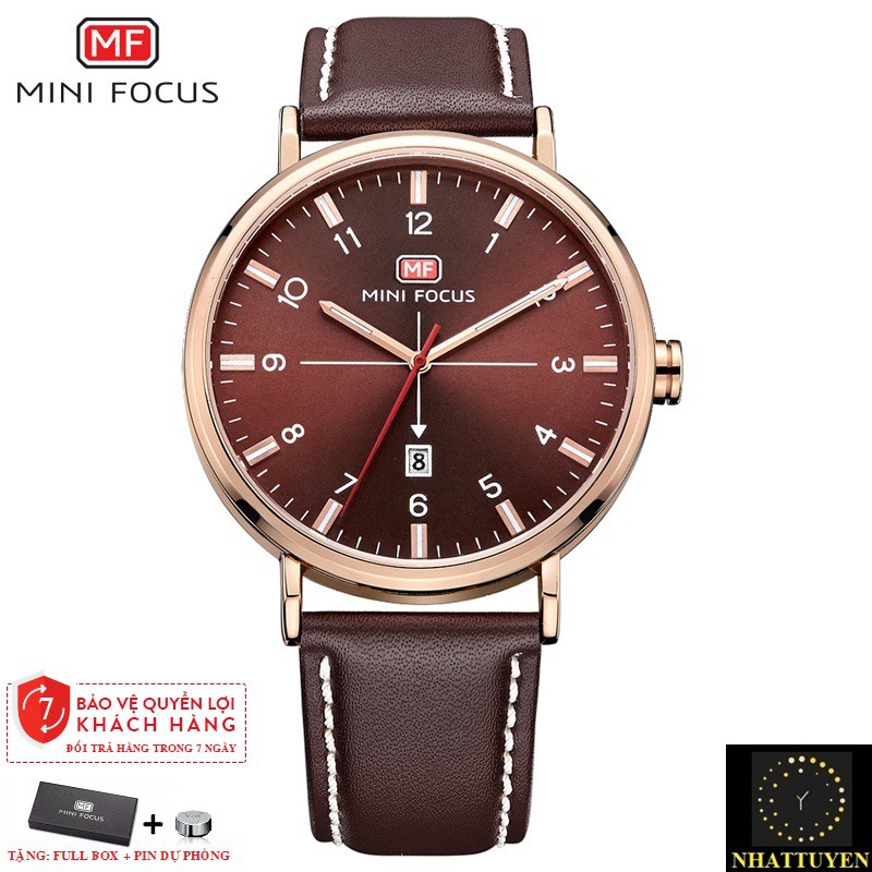 [CHÍNH HÃNG] Đồng Hồ Nam MINI FOCUS 0019G Chống Nước 3ATM, Máy Quartz Japan, Kính Mineral Chống ...