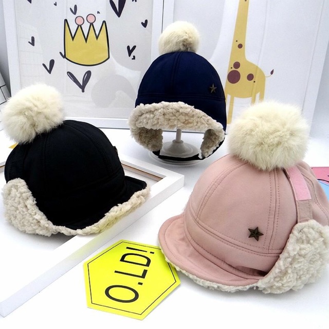 Mũ lông bé 170k/2c | Shopee Việt Nam