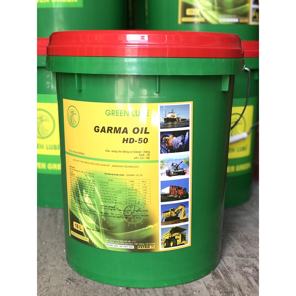 DẦU ĐỘNG CƠ XĂNG/DIESEL GARMA OIL HD-50 (API CC/SE) | Shopee Việt Nam