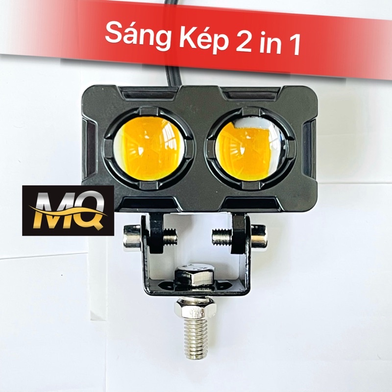 Đèn Trợ Sáng Bi Cầu X2 Cos Vàng Pha Trắng 2 Mầu S25 | Shopee Việt Nam