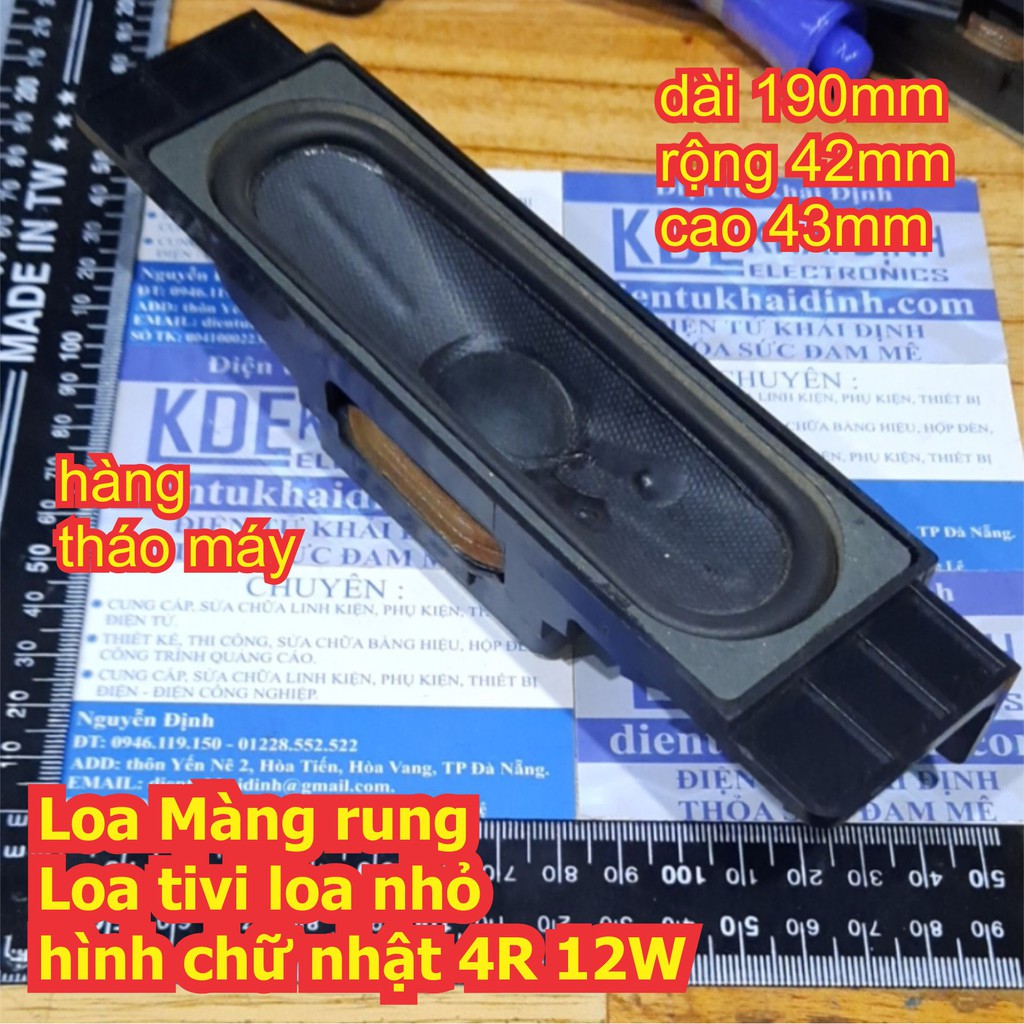 Loa Màng rung Loa tivi loa nhỏ hình chữ nhật 4R 12W kde6787 | Shopee Việt Nam