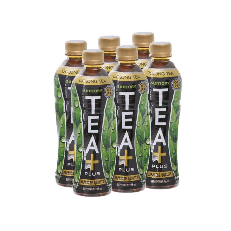 Now Ship - Lốc 6 chai trà ô long Tea+ Plus 455 ml | Shopee Việt Nam