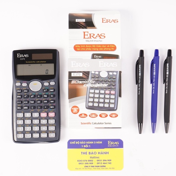 Máy tính khoa học 401 chức năng Eras E370 Chính Hãng dành cho học snh, sinh viên | Shopee Việt Nam