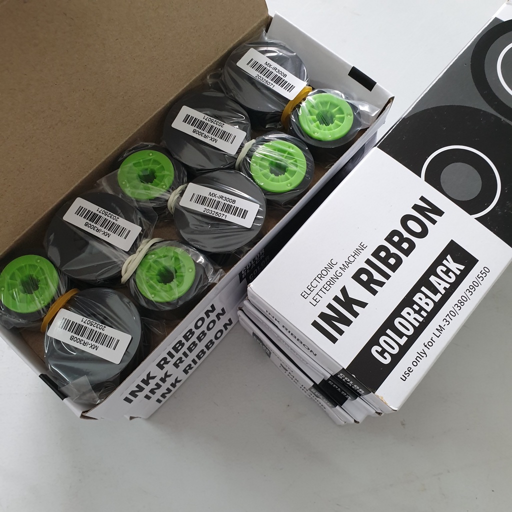 Băng mực MX-IR300B sử dụng cho máy in ống lồng Max LETATWIN (Dòng LM ...