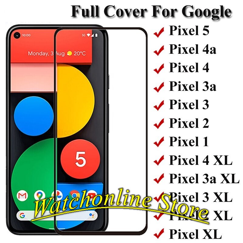 Kính cường lực Full màn Google Pixel 6 6A Pixel 7 7a Pixel 4 Pixel 4XL ...