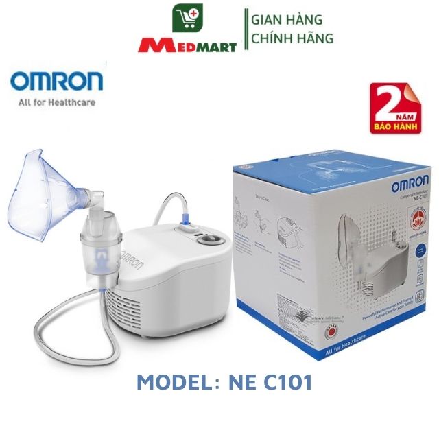Máy Xông Khí Dung Omron NE C101, Xông Mũi Họng, Bảo Hành 2 Năm - MEDMART | Shopee Việt Nam
