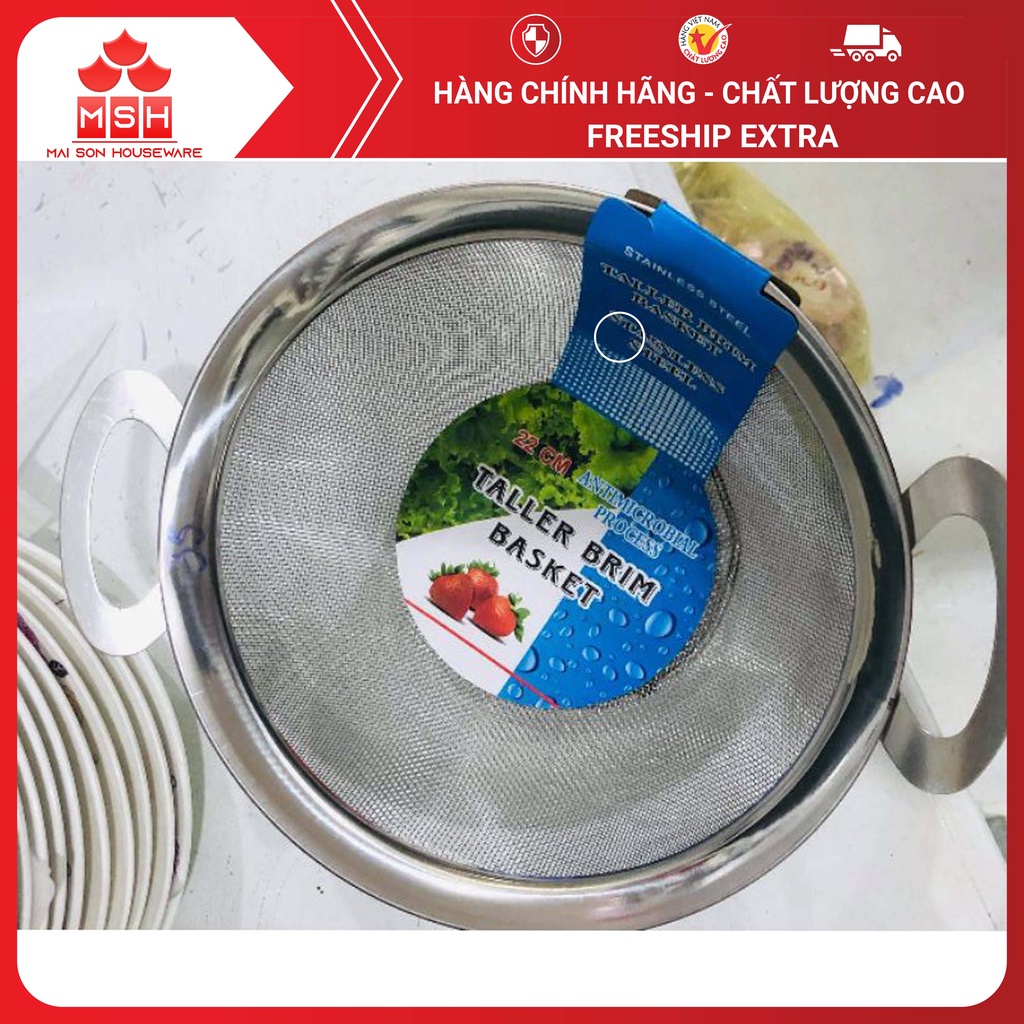 Rổ Lưới Inox Tiện Lợi TALLER BRIM BASKET Rây Lọc Chất Liệu Bền Đẹp Có ...