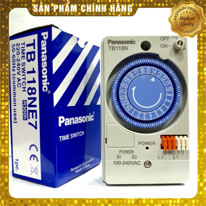 Rơ le thời gian thực - đồng hồ hẹn giờ - Timer hẹn giờ Panasonic TB118N TB118 | Shopee Việt Nam
