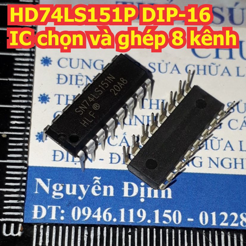 3 con SN74LS151P 74LS151N 74LS151 DIP-16 IC chọn và ghép 8 kênh kde1447 ...