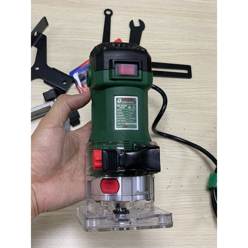 Máy phay gỗ cầm tay , máy soi gỗ Dekton DK-635M | Shopee Việt Nam
