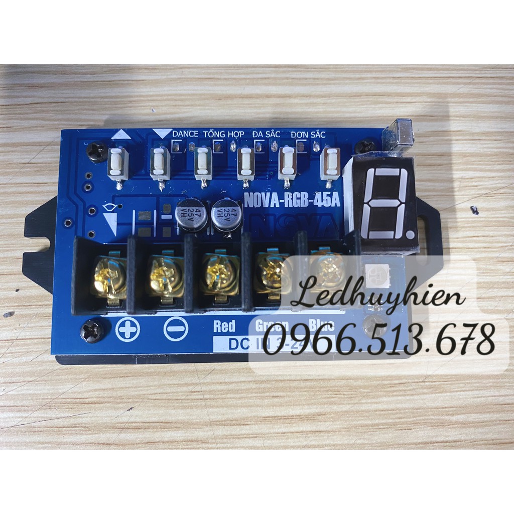 Mạch điều khiển Led 7 màu RGB 30A, RGB 45A (mua 10 mạch tặng 1 mạch ...