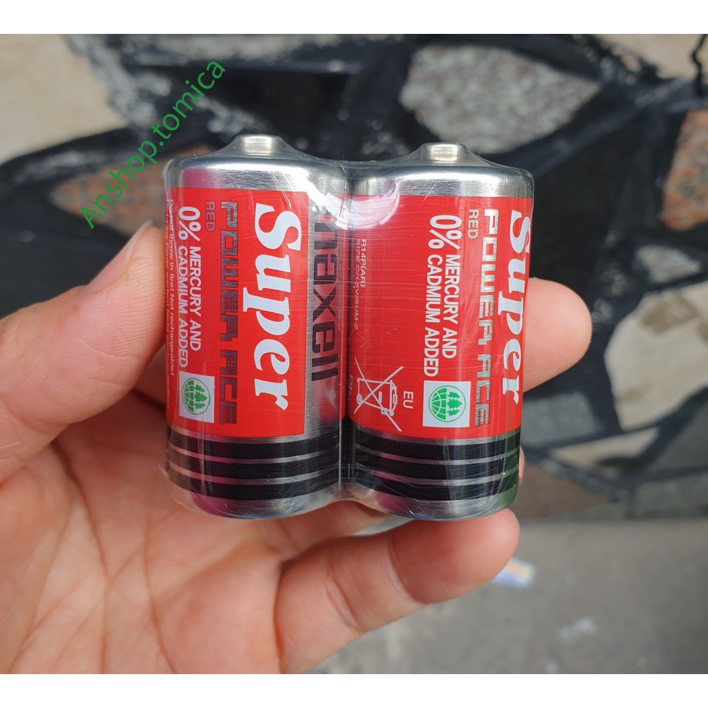 Pin trung maxell Super Power Ace 1.5v (Pin C) | Shopee Việt Nam