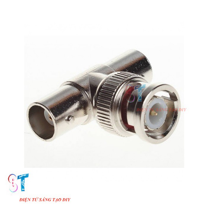2 Jack Chia BNC Chữ T 1 Ra 2 Cáp Đồng Trục | Shopee Việt Nam