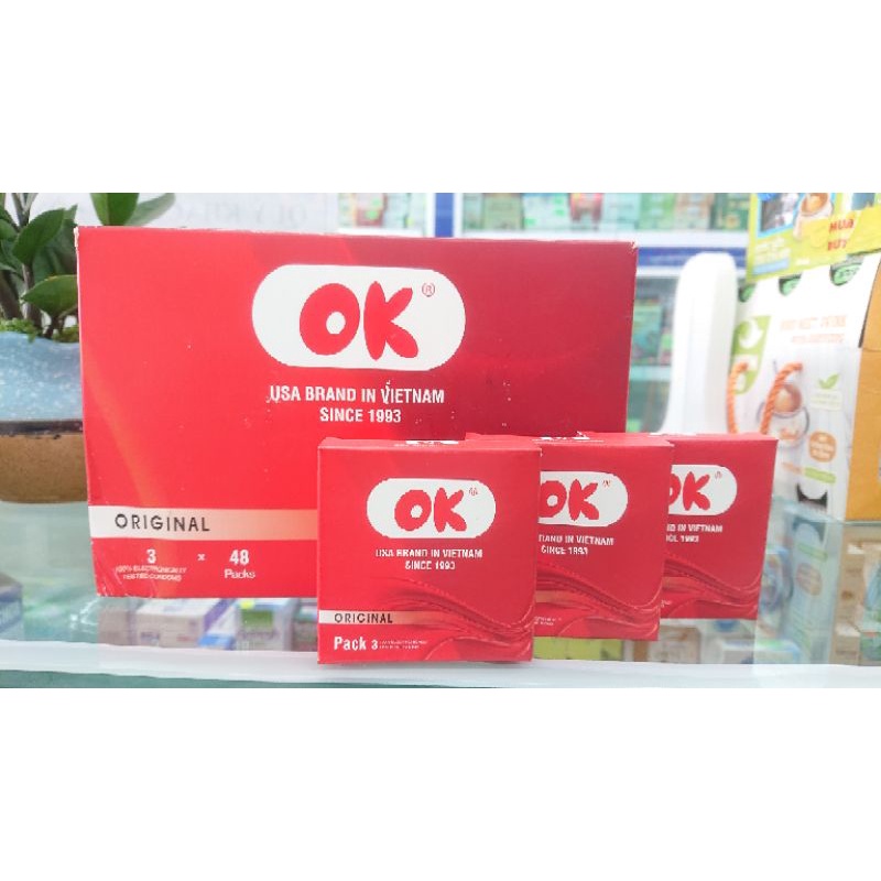 OK Original Bao cao su ( Condoms) | Shopee Việt Nam