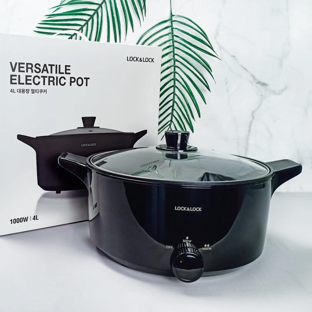 Nồi điện đa năng Lock&Lock Versatile Hot Pot EJP546BLK 4L | Shopee Việt Nam