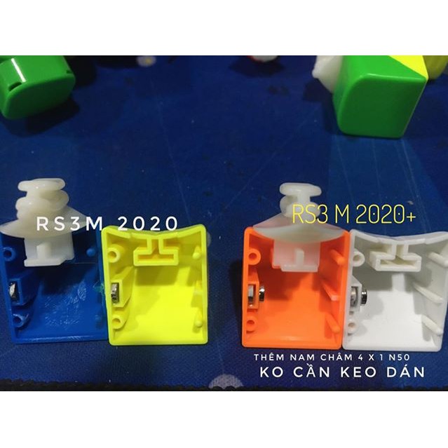 Rubik 3x3 RS3M 2020 Sticker Viền Đen / Stickerless không viền (Có Sẵn ...