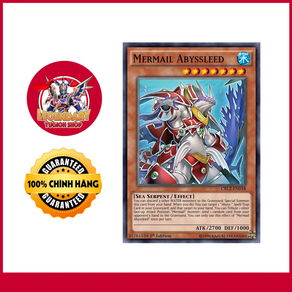 [Thẻ Bài Yugioh Chính Hãng] Mermail Abyssleed | Shopee Việt Nam