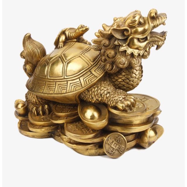 Tượng Long Quy rùa đầu rồng bằng đồng thau cỡ trung | Shopee Việt Nam