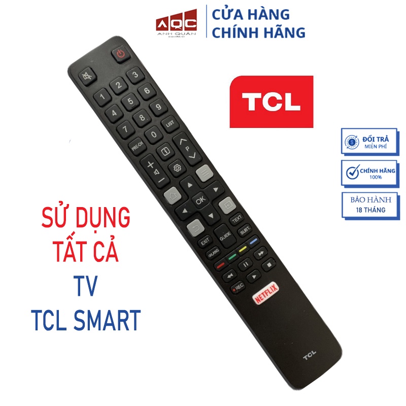 REMOTE TV CHÍNH HÃNG TCL ĐA NĂNG SỬ DỤNG CHO TV TCL SMART | Shopee Việt Nam