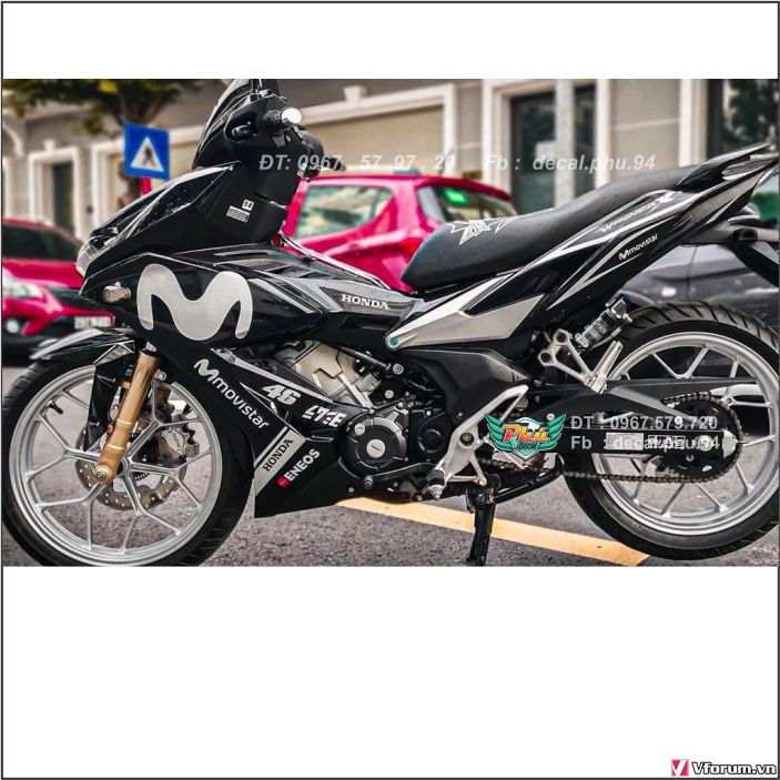 Tem Winner X movistar Trắng đen (V) | Shopee Việt Nam