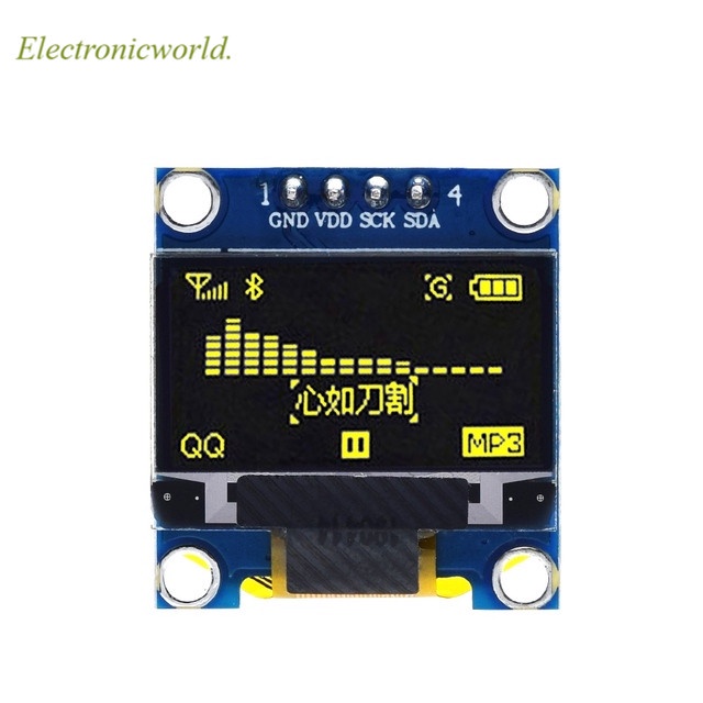 Bảng Mạch Màn Hình Oled Iic Oled Iic 128x64 I2C Ssd1306 12864 Lcd Gnd ...