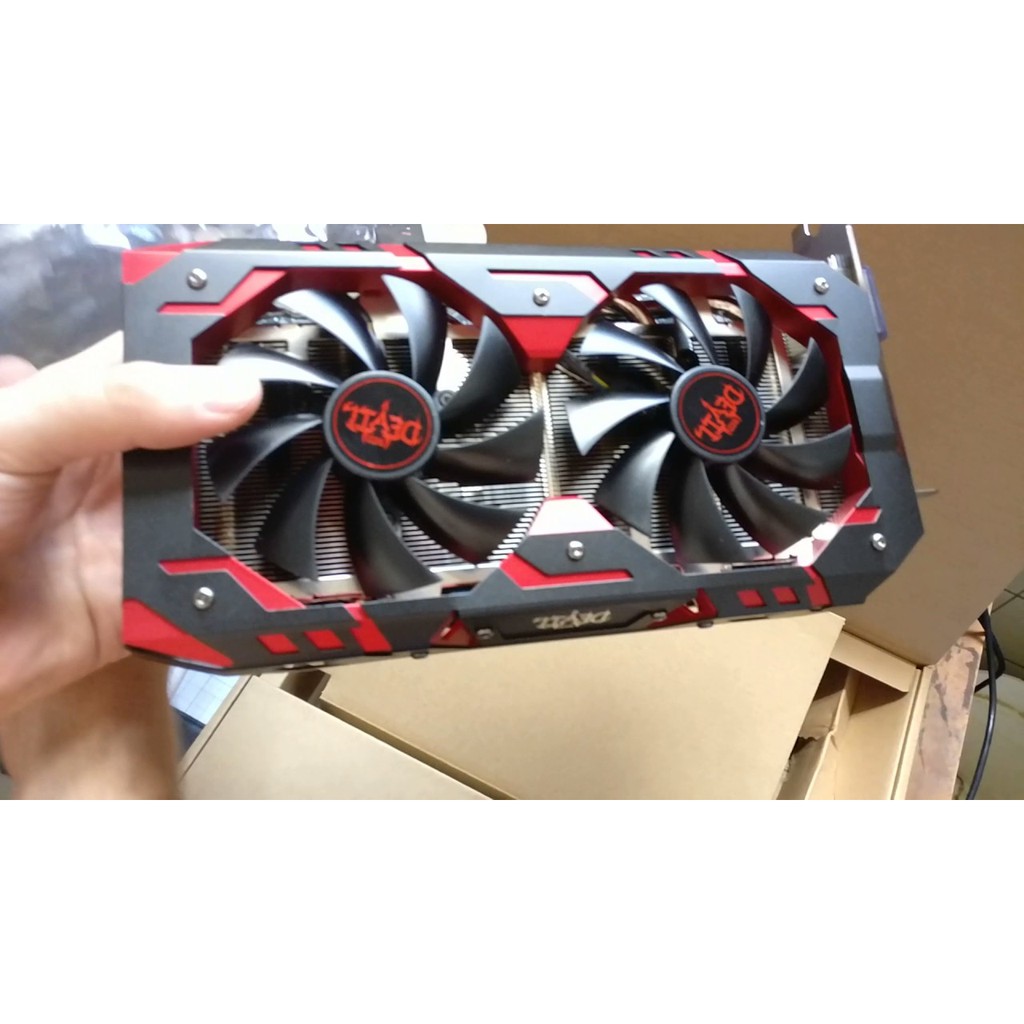VGA PowerColor Red Devil RX580 8GB Full cỗng cũ, khách chơi game thanh ...