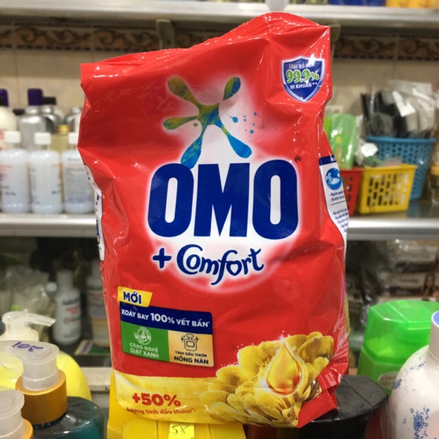 Bột giặt OMO Comfort tinh dầu thơm nồng nàn 350g | Shopee Việt Nam