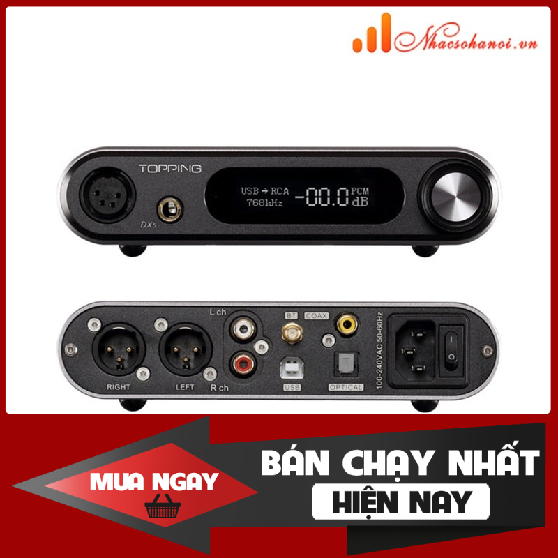 DAC TOPPING DX5 - FULL NHẠC MQA CHO TẤT CẢ CÁC KẾT NỐI | Shopee Việt Nam