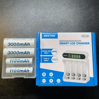 Pin 2A 3A Sạc Beston tự ngắt và báo đầy dung lượng lớn bộ sạc thông ...