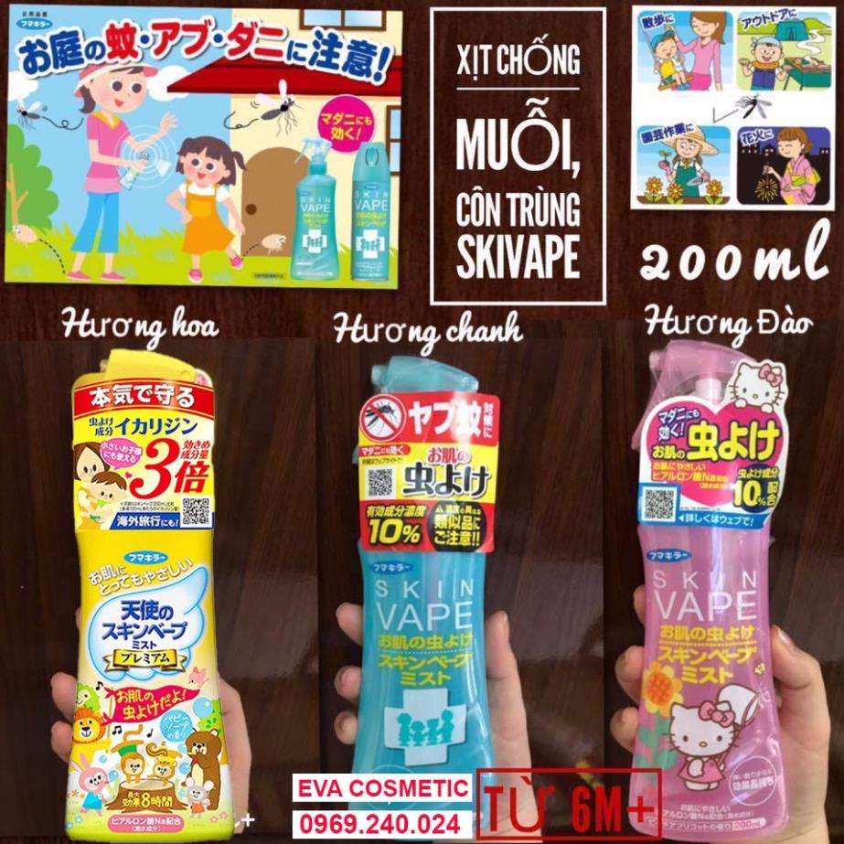 Xịt chống muỗi và côn trùng Skin Vape Nhật Bản 200ml (Date 2023) | Shopee Việt Nam