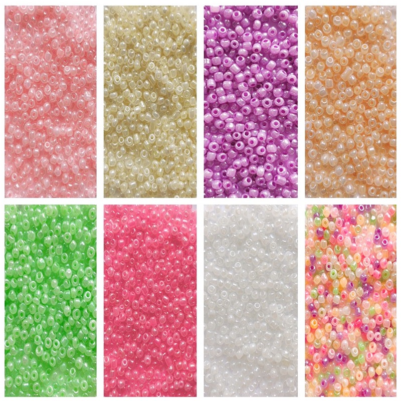 Hạt Chuỗi Tròn Bằng Thủy Tinh Làm Trang Sức 10g 2mm 3mm 4mm | Shopee Việt Nam