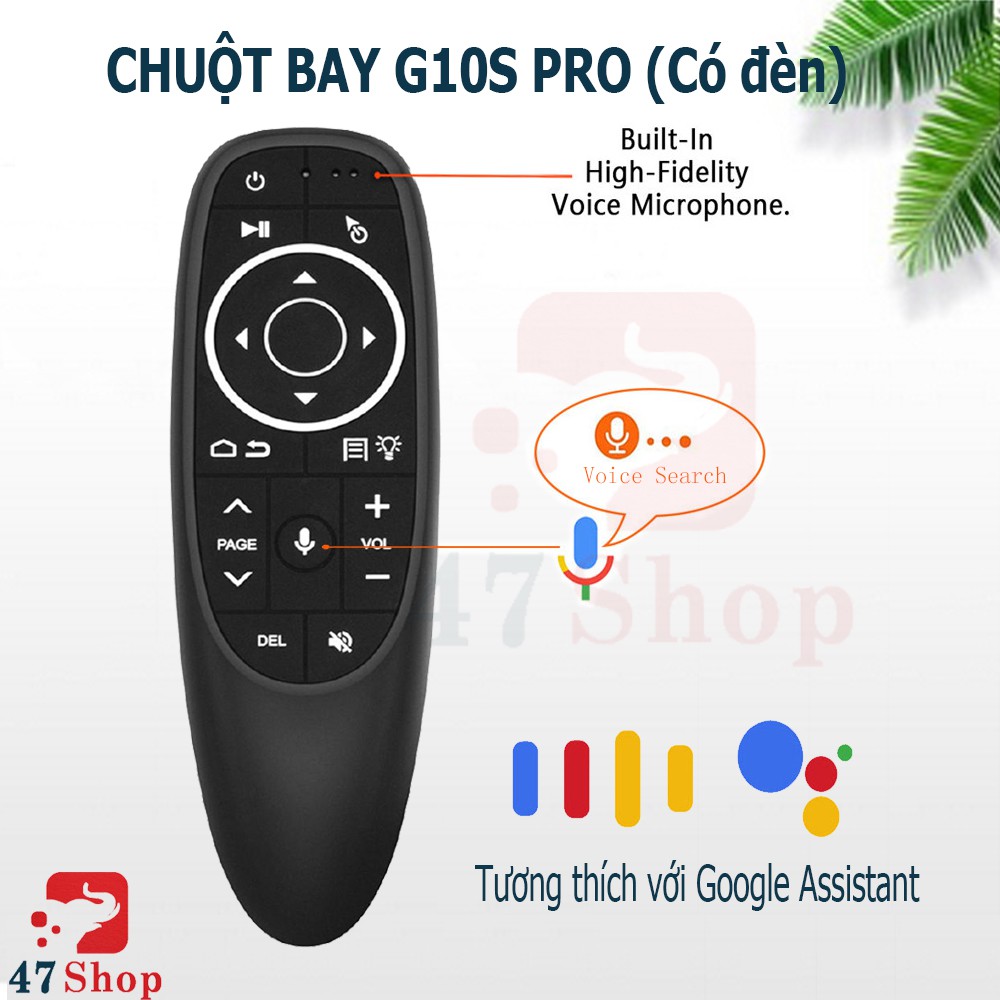 Chuột Bay Điều Khiển Giọng Nói G10S Pro Air Mouse Remote Voice G10 Pro ...