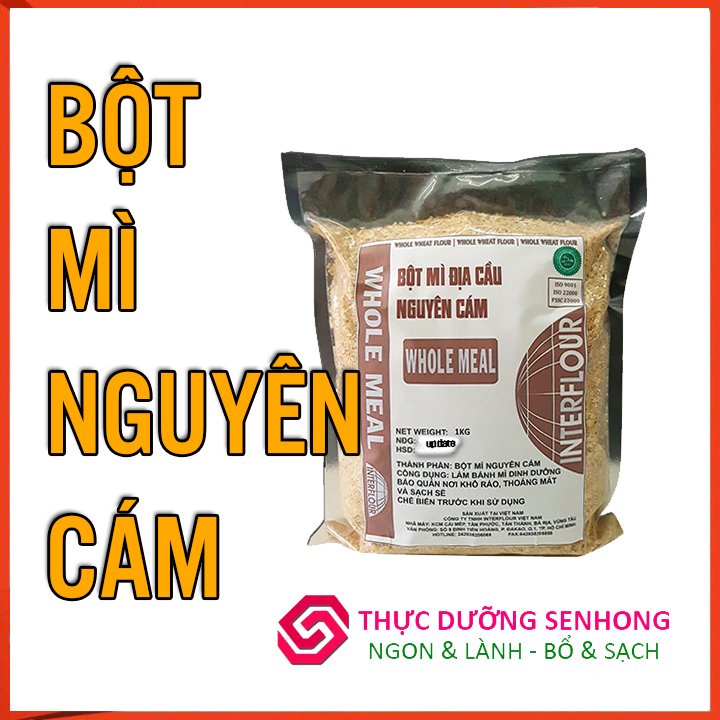 Bột mì nguyên cám Dia Cau (1kg) Whole wheat flour | Shopee Việt Nam