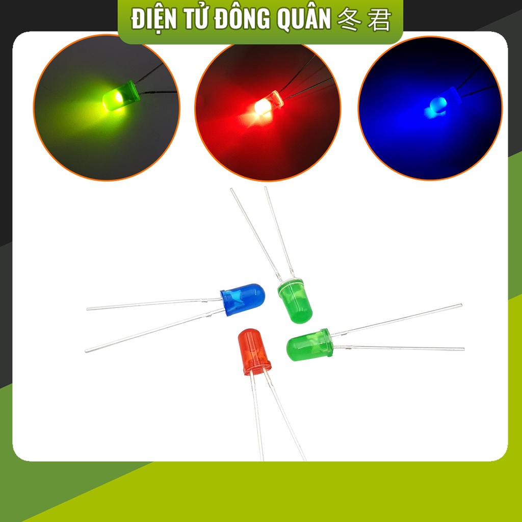 [HCM] Led phủ màu 5mm (10 con) | Shopee Việt Nam