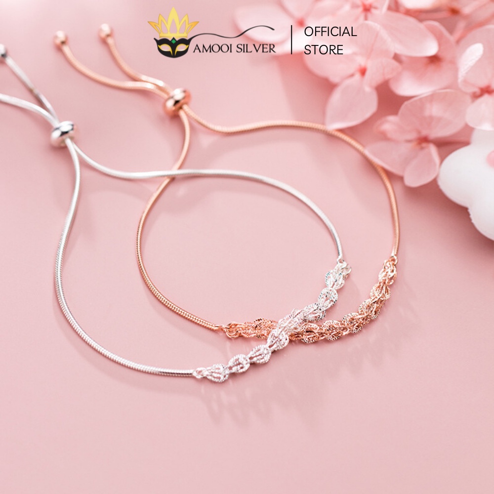 Lắc Tay Bạc S925 Dây Rút Đuôi Phụng Đính Đá Cao Cấp - Amooi Silver AT32 ...
