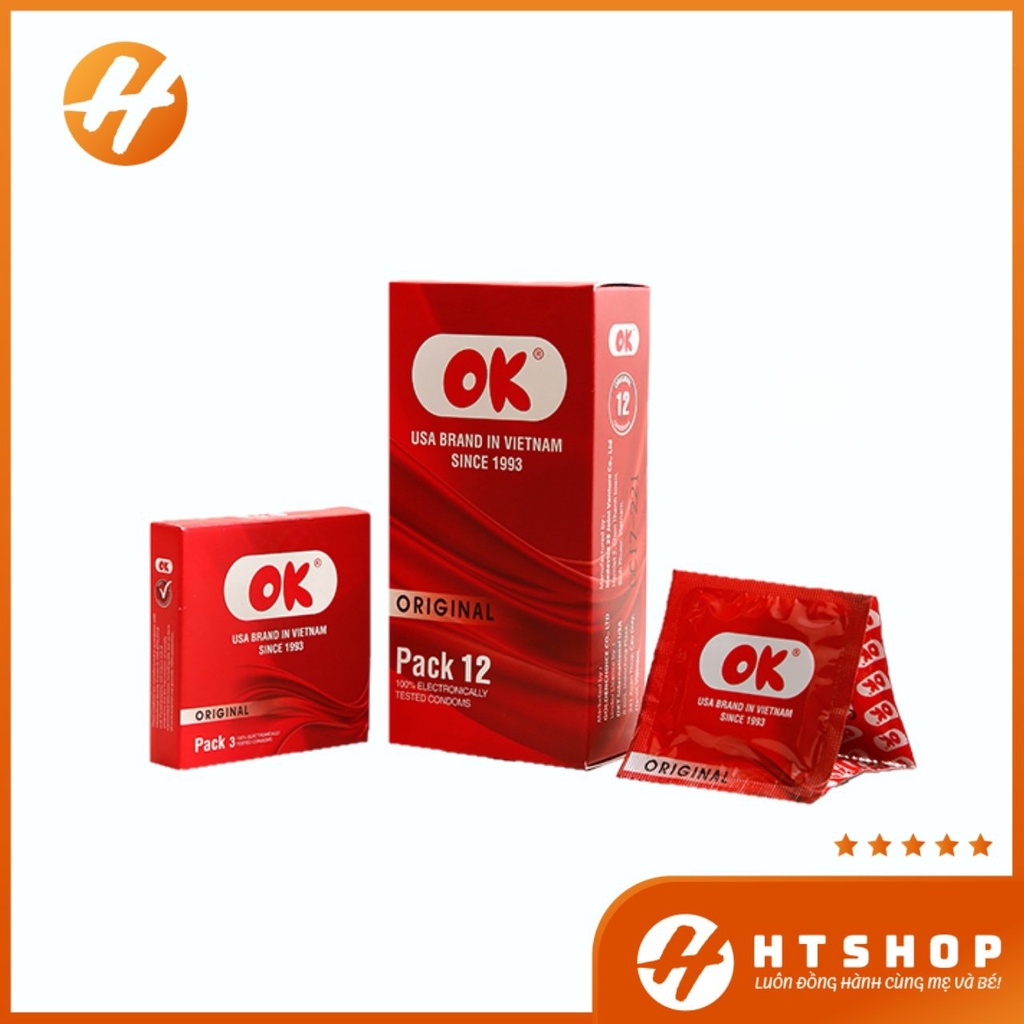 Bao Cao Su OK Original Chính Hãng Giá Rẻ - Hàng Việt Nam Chất Lượng Cao ...