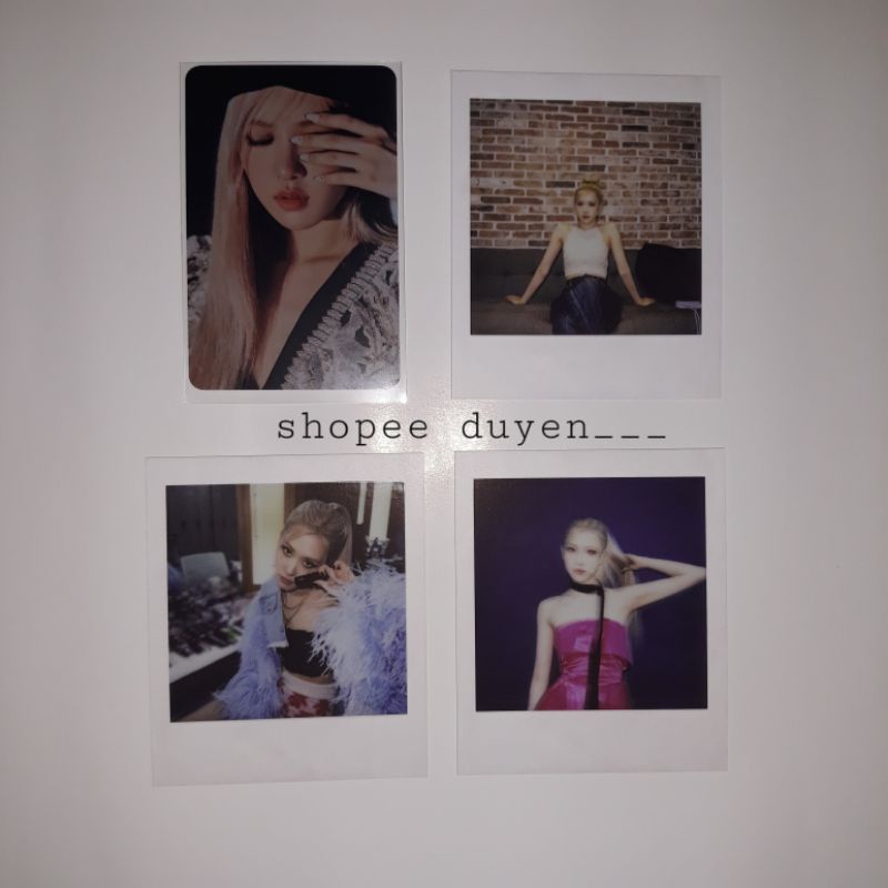 Photo card Rosé (photobook -R- special edition) | Shopee Việt Nam