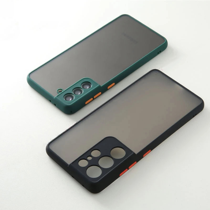 Ốp điện thoại cứng mặt nhám trong suốt chống sốc dành cho Samsung Galaxy ss S21 S21+ Plus Note ...