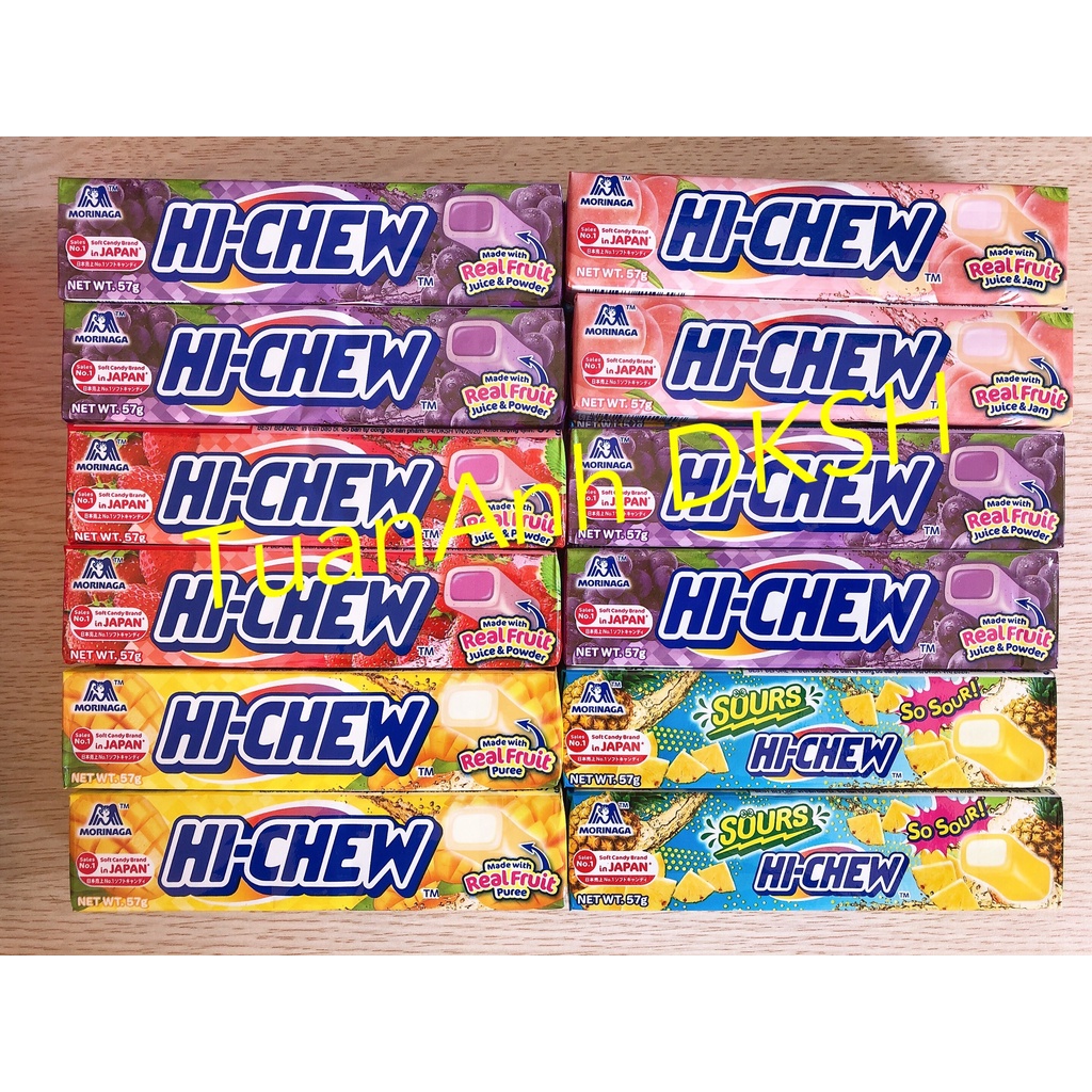 KẸO DẺO HI-CHEW 57G CÁC VỊ (12pcs/thanh) | Shopee Việt Nam