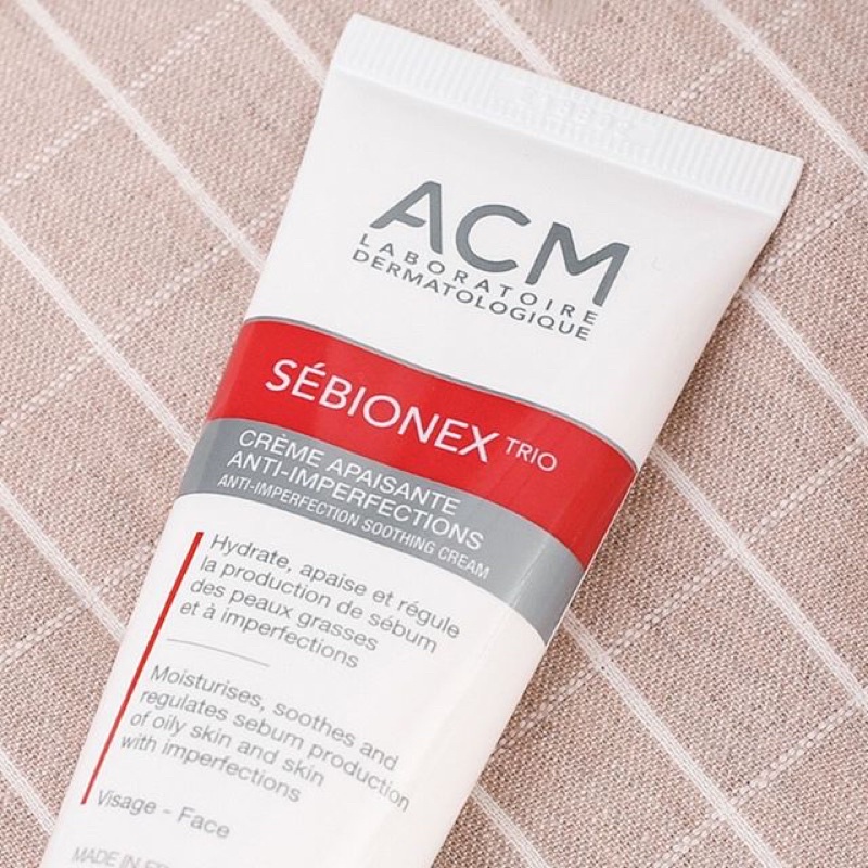 [DATE MỚI-CHÍNH HÃNG PHÒNG KHÁM DA] Kem dưỡng ngừa mụn ACM Sebionex ...