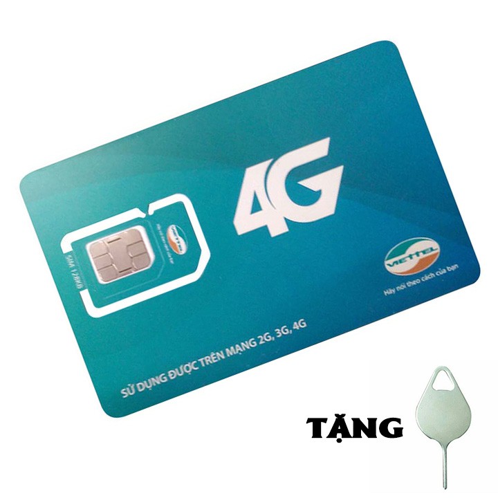 SIM DCOM VIETTEL 4G 2,5Gb/tháng D30, dùng cho điện thoại di động, máy ...