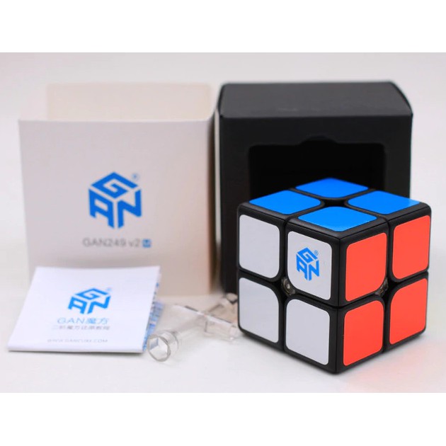 Rubik 2x2 Gan 249 V2 M 2x2x2 Viền Đen Có Nam Châm | Shopee Việt Nam